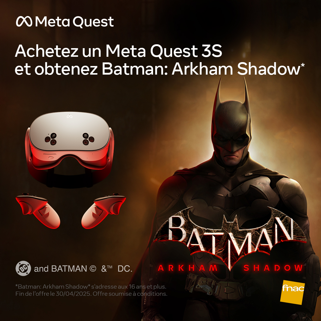 Casque de réalité virtuelle et mixte Meta Quest 3S 128 Go Blanc - Casque Réalité virtuelle ...